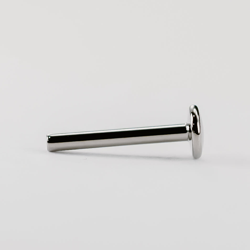 Threadless 18g Fixed Disk Post 3.0mm – shop.cascadebodyjewelry.com